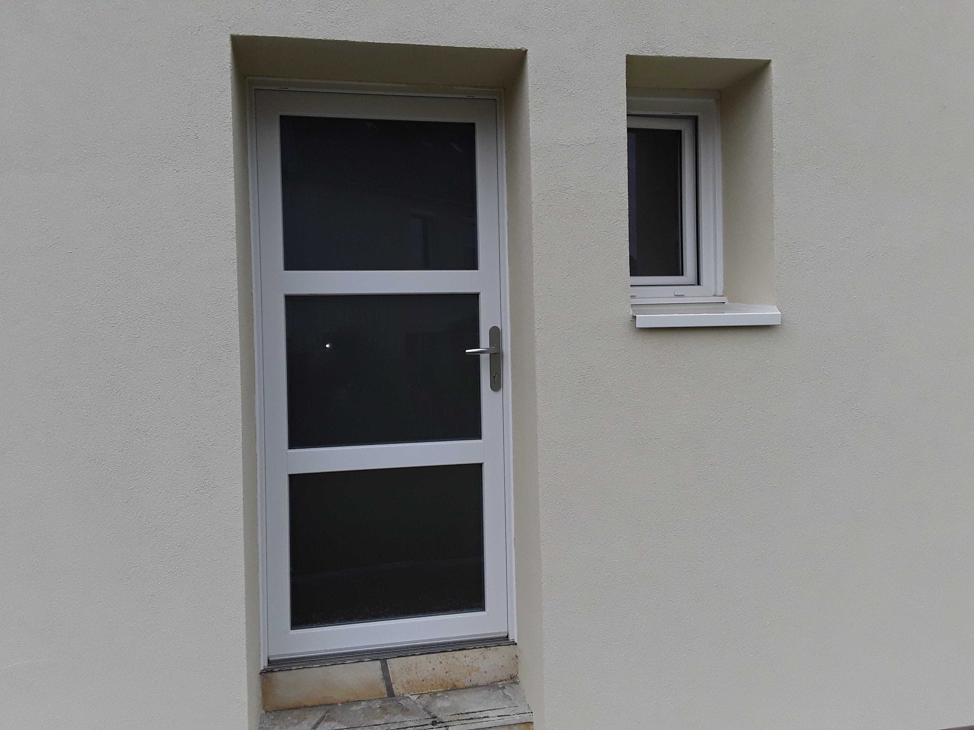 Menuiseries PVC blanc en rénovation à Saint-Brieuc (22)